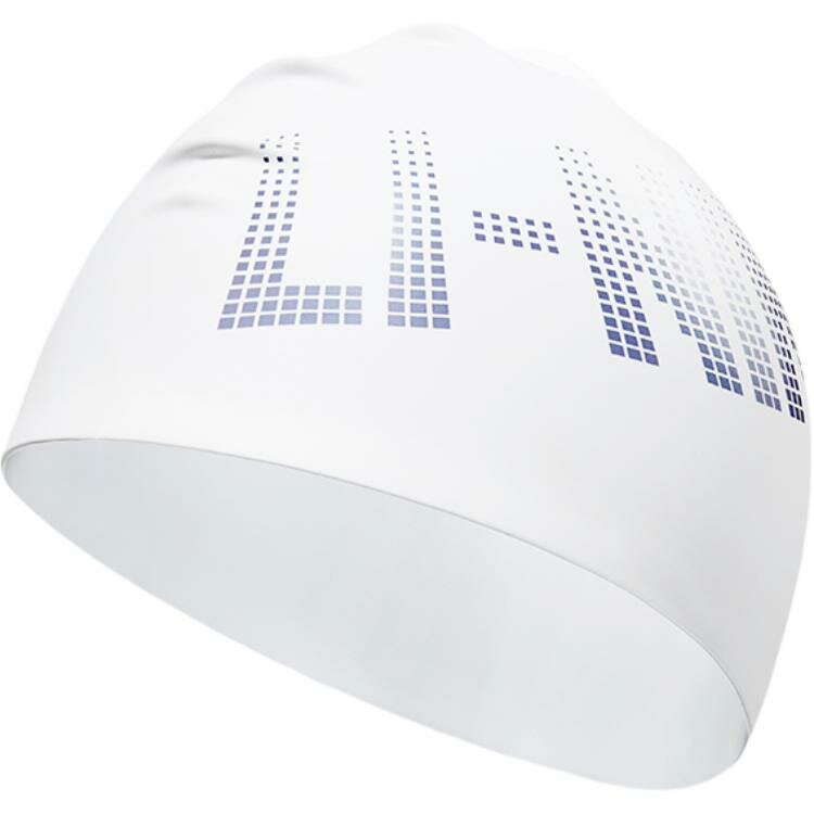 Шапочка для плавания унисекс Li Ning Silicone Swim, белая