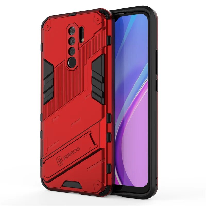 Бронированный противоударный чехол для Xiaomi Redmi Note 7, чехол Красный, Red, For Note 9 Pro Max