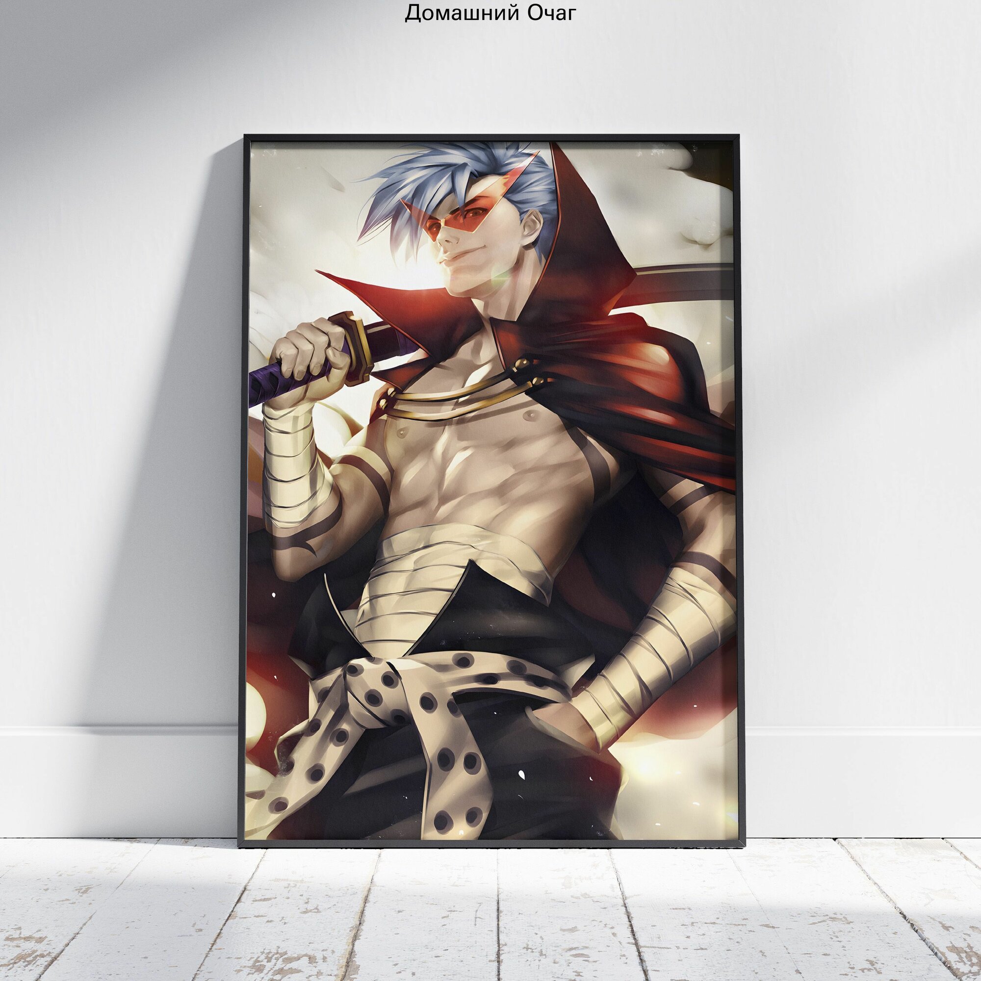 Плакат на стену для интерьера Гуррен Лаганн (Камина 8) - Постер по аниме Gurren Lagann формата А3 (30x42 см)