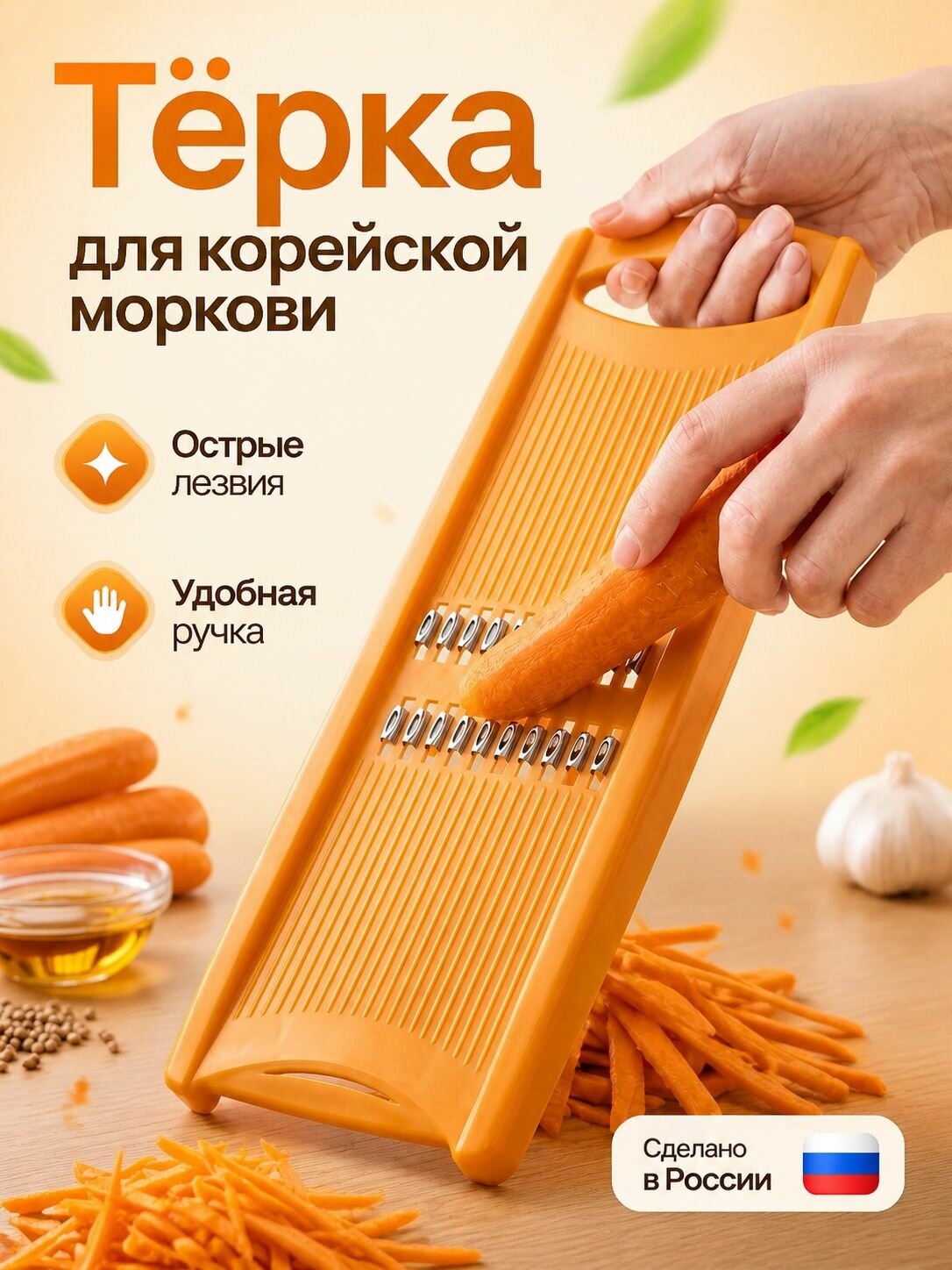Терка для корейской моркови