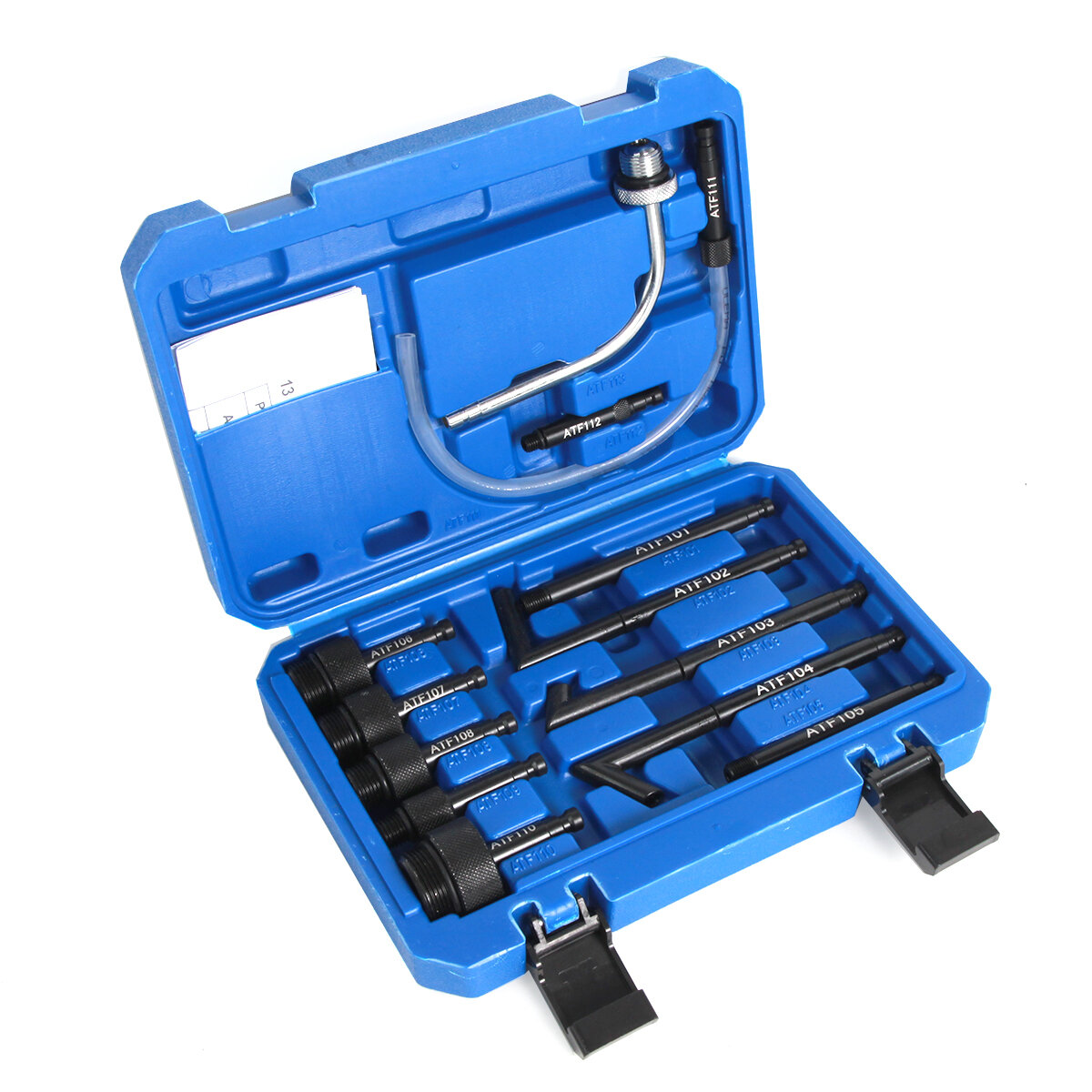 Набор для заправки масла Car-tool CT-D2235, для АКПП, 6 л, черный/белый/прозрачный, 15 предметов — фото 1