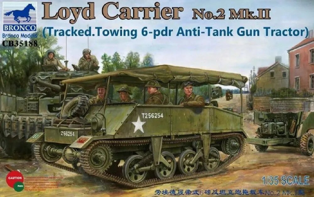 Bronco 1/35 35188 Лойд Carrier No.2 MK.II Пластиковая модель танка