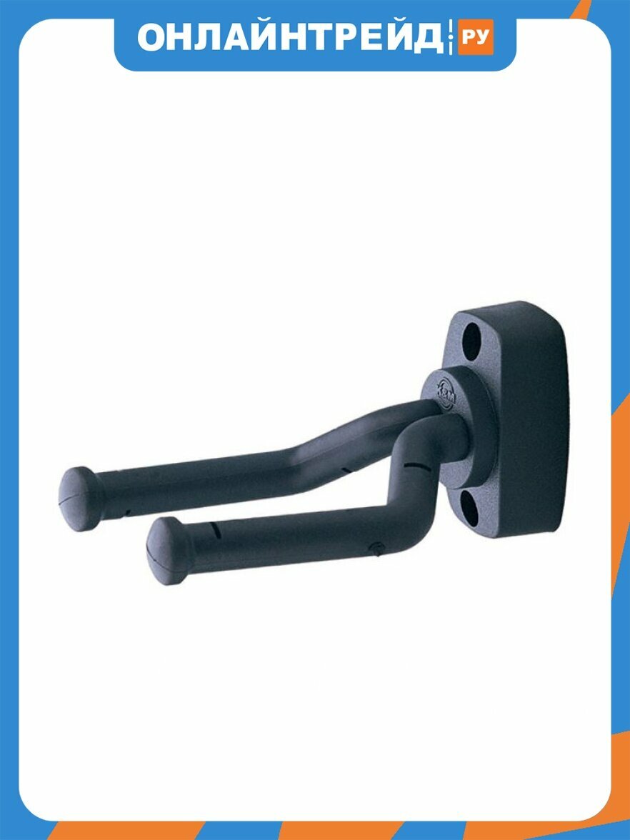 Держатель настенный для гитары K&m 16280-000-55, чёрный