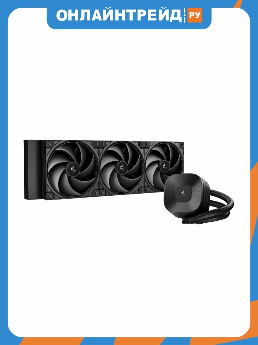 СВО для процессора Deepcool LE360 V2 ZERO DARK (R-LE360ZERO-BKLNMD-G-1)