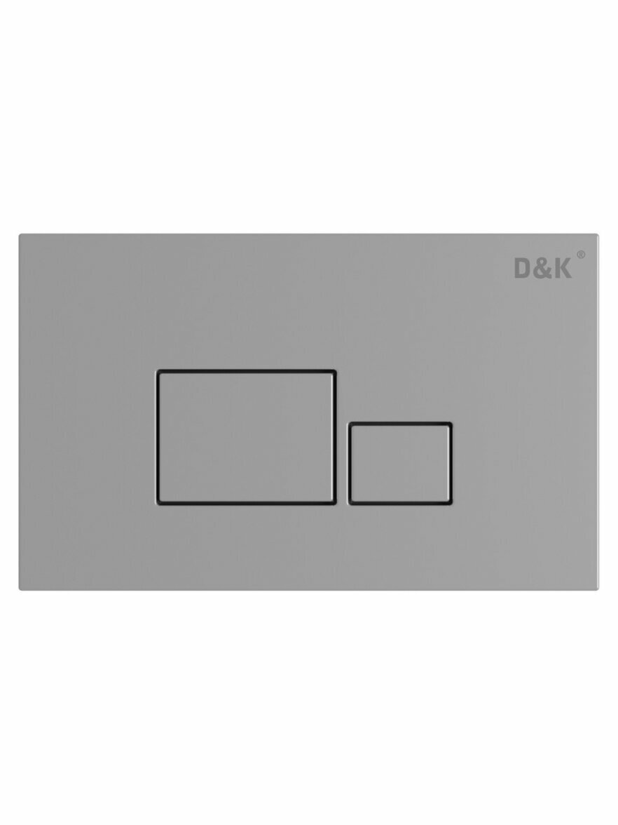 Клавиша смыва D&k DK хром Quadro (DB1519001)