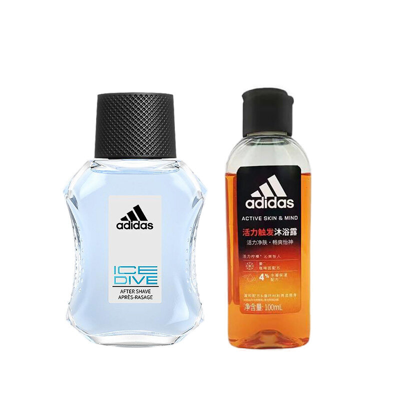 Набор для ухода за кожей мужской Adidas Active Dynamic Pulse Водостойкий Натуральный Стойкий Аромат