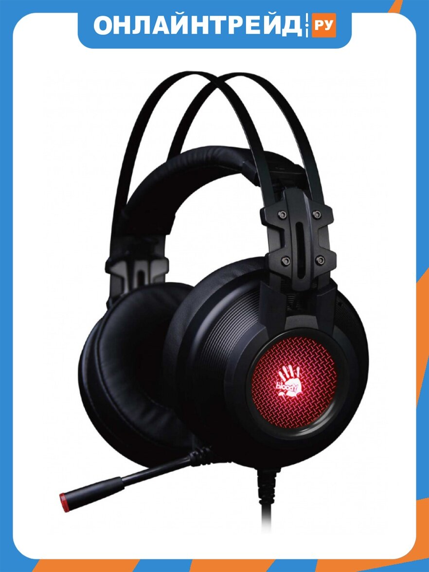 Игровые наушники A4TECH Bloody G525, проводные (3.5 mm), черный