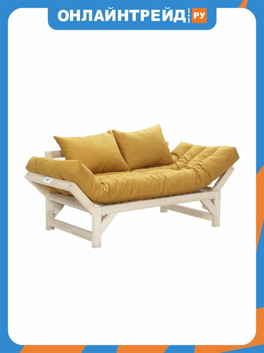 Диван Мебелик Бинго savana plus yellow/лак