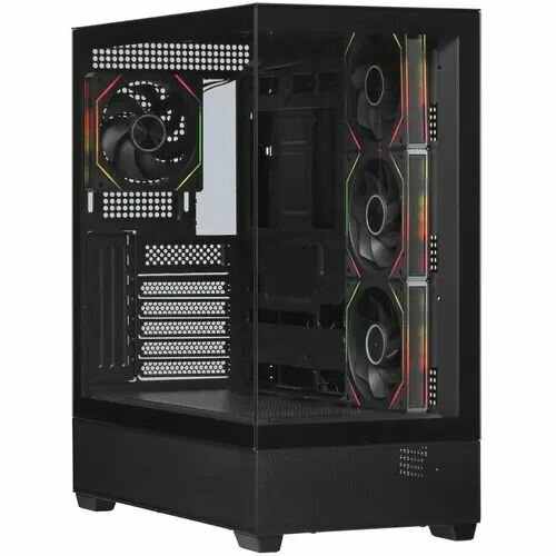 Компьютерный корпус Iron Pride INVADER Q9M (PRIDE INVADER Q9M) черный - Midi Tower, E-ATX, USB 3.2 Gen 1 Type-A, USB 3.2 Gen 1 Type-C
