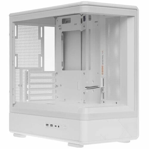 Компьютерный корпус JONSBO D200 (D200White) белый - Mini Tower, Micro-ATX, USB 3.2 Gen 1 Type-A