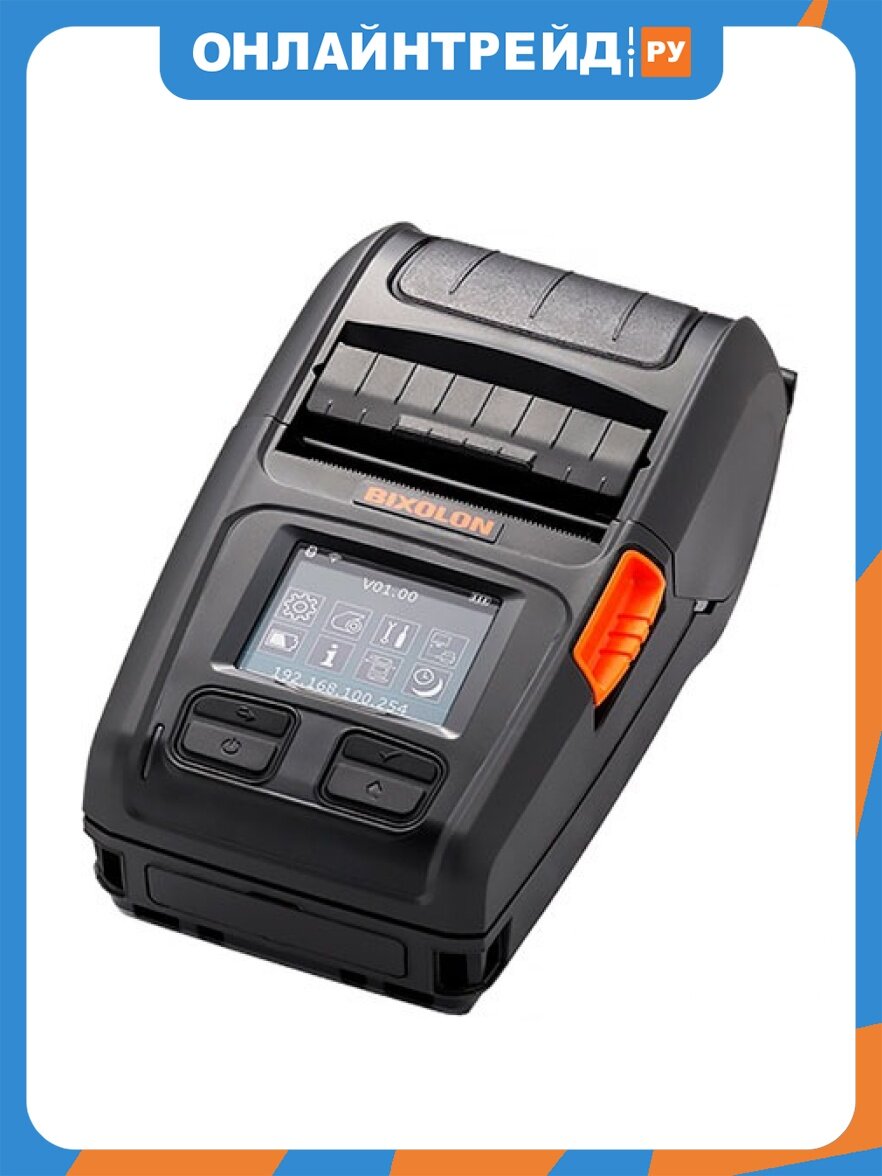 Мобильный принтер этикеток Bixolon / XM7-20, 2" DT Mobile Printer, 203 dpi, Serial, USB, WLAN