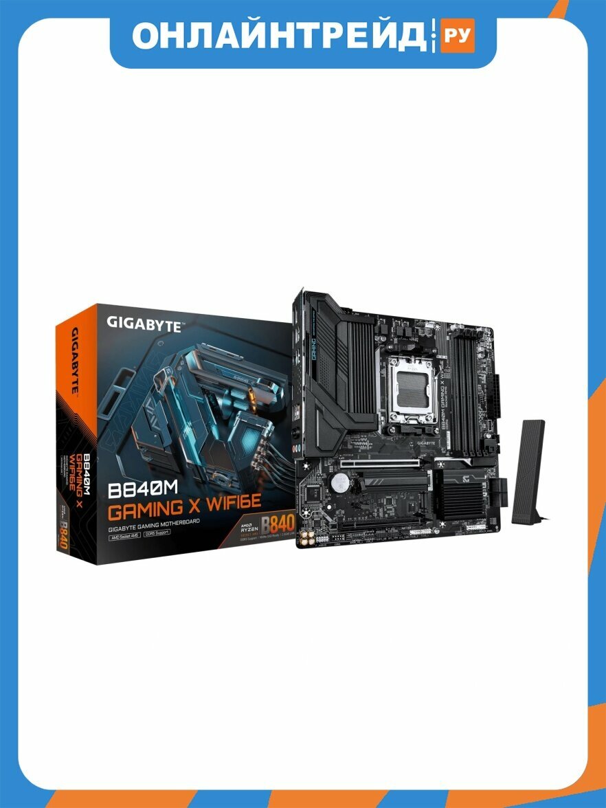 Материнская плата Gigabyte B840M GAMING X WIFI6E