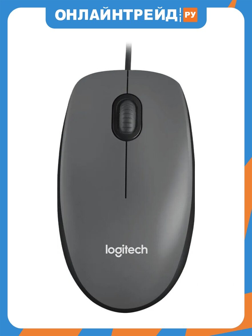 Мышь Logitech M90 Grey (910-001795)