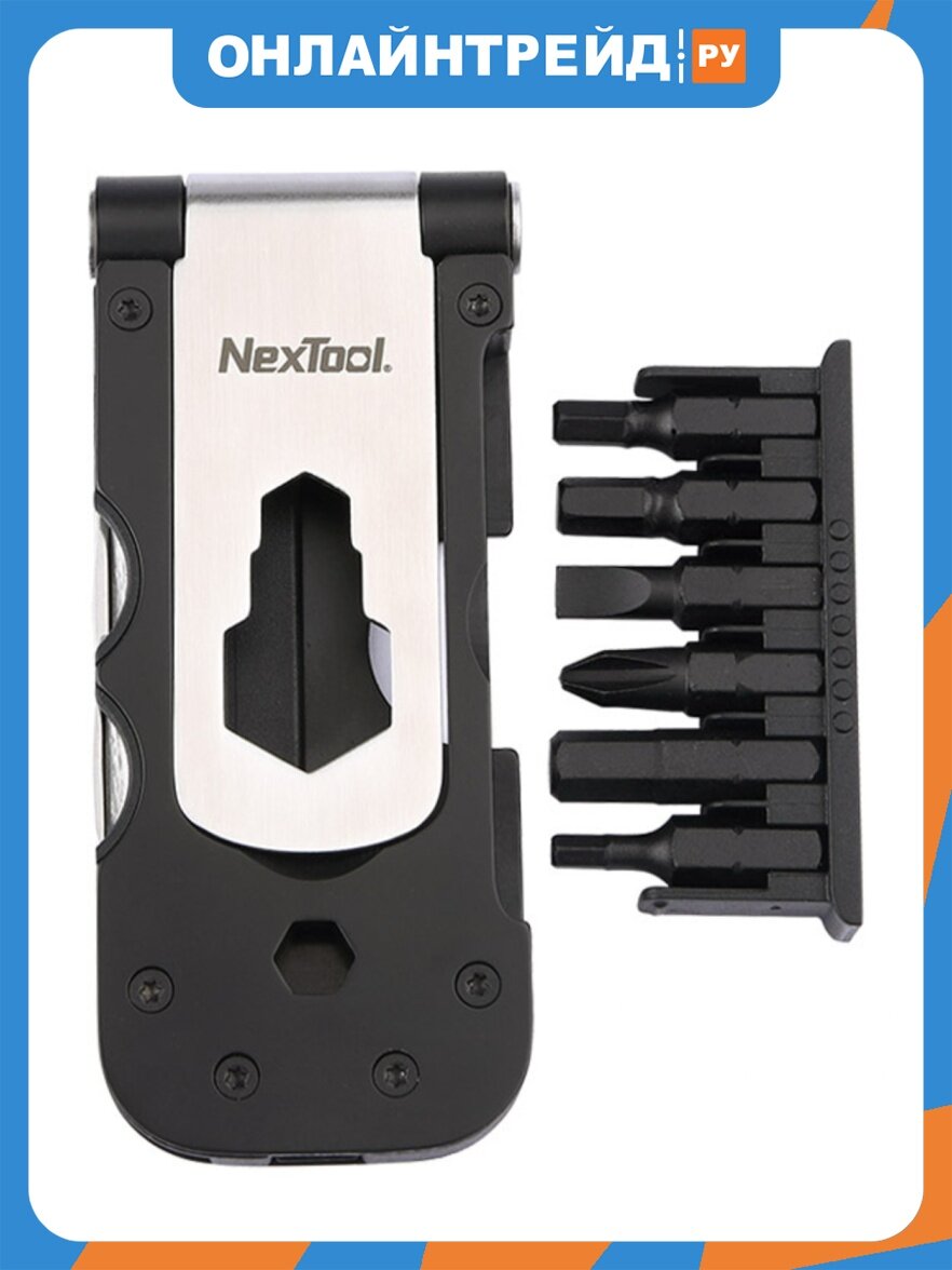 Мультитул Nextool Bicycle Tool, черный (NE0122)