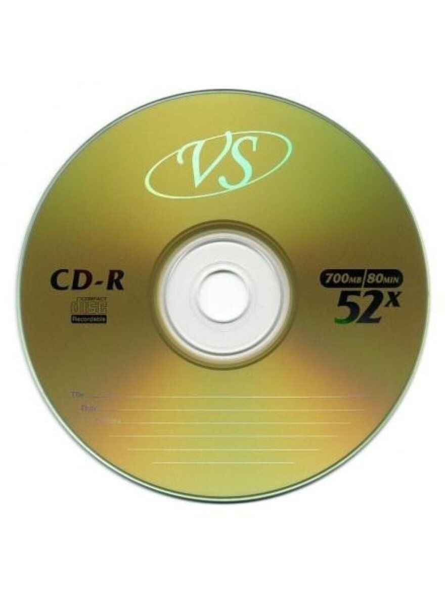 Диск VS CD-R 80 52x Bulk/50 — фото 1