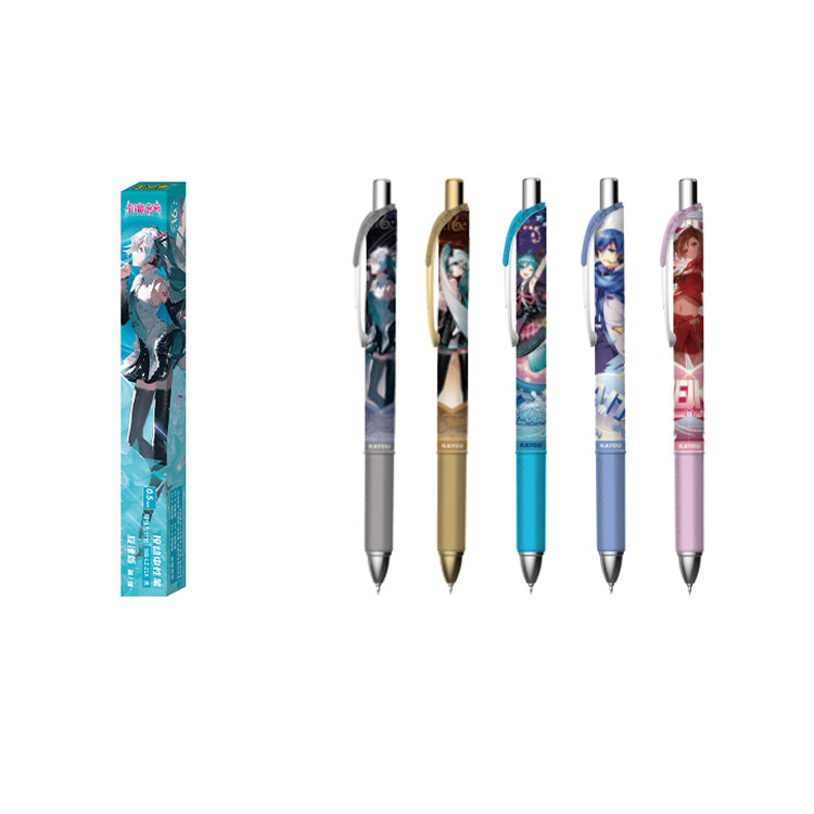 Ручки унисекс KAYOU Hatsune Miku Gel Pen, Pen Chronicle Mystery Boxes, Four Mystery Boxes (Random Style)