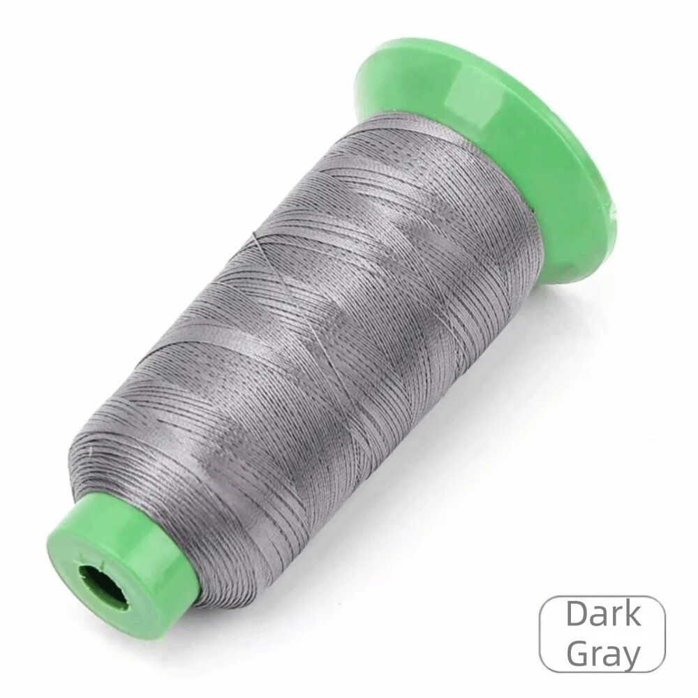Швейная нить полиэстер 210D3 Dark Grey, 2000 м