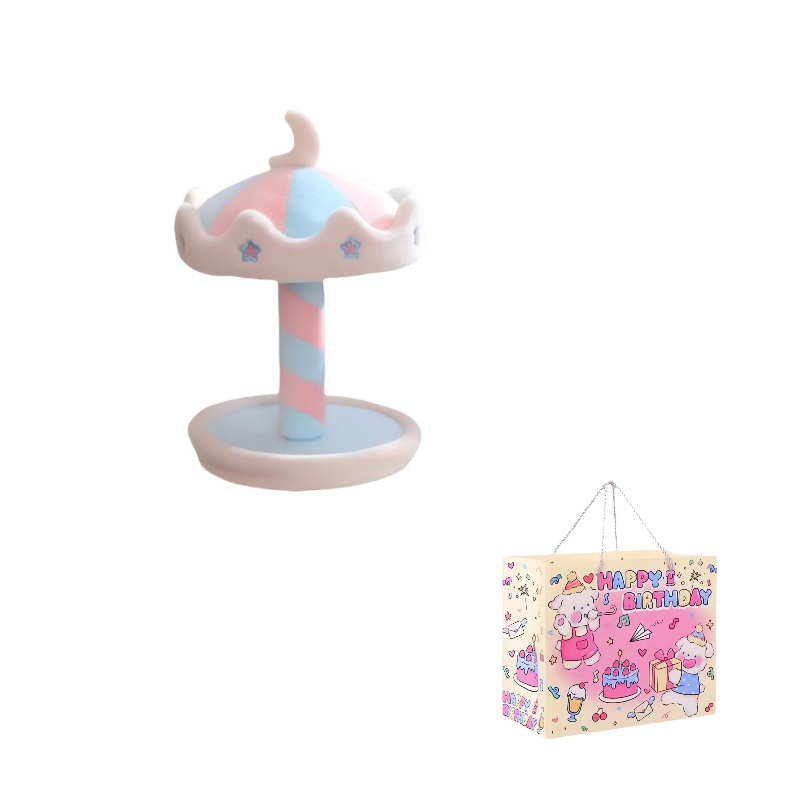 Стенд для хранения товаров унисекс KUNYACHONG Merry-Go-Round Display Stand with Hand Rotation, 45CM EU, Merchandise Charm Display Stand