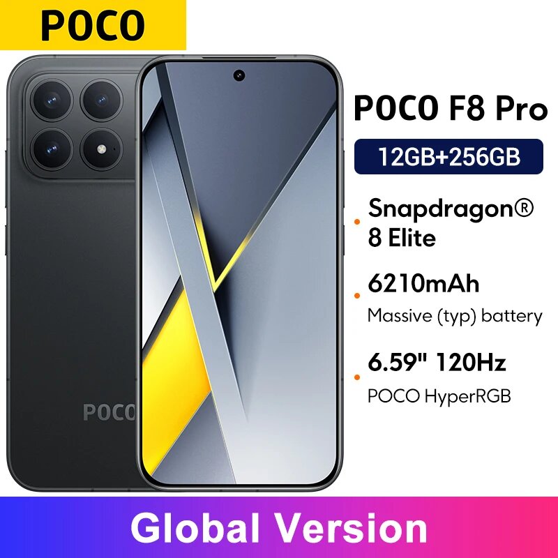 Смартфон Poco F8 Pro, 12/256ГБ, global