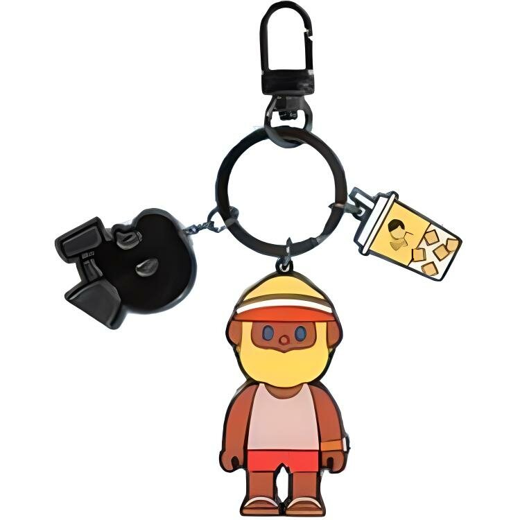 Фигурка-брелок унисекс FINDING UNICORN x HEYTEA Farmer Bob Mystery Boxes, Confirmed-Sunshine Beach BOB·Light Mango Nectar (Open)