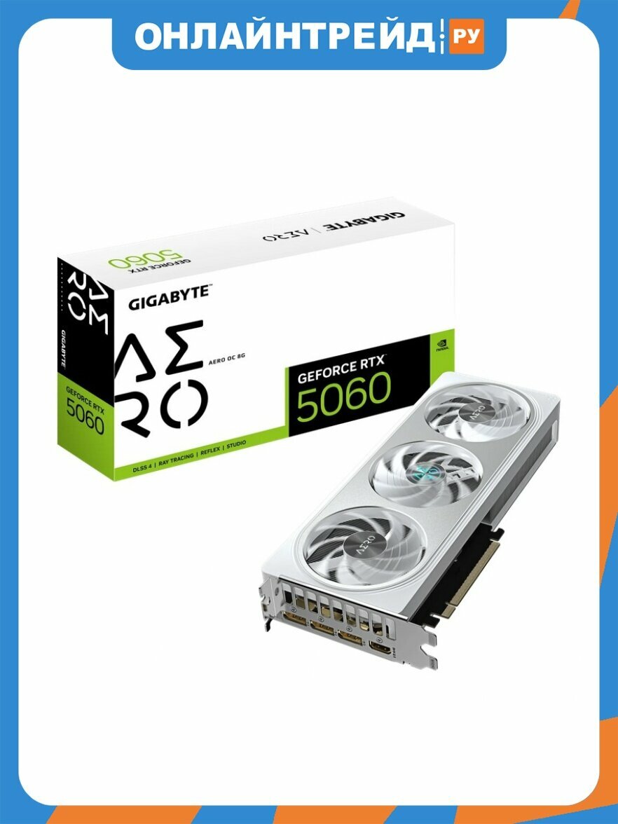 Видеокарта Gigabyte GeForce RTX 5060 AERO OC 8G