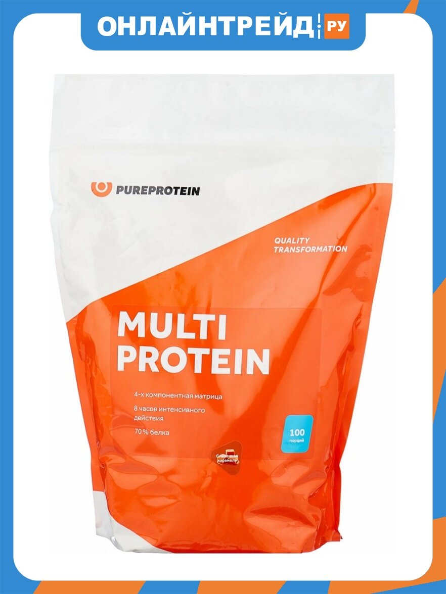 Протеин Pureprotein Pure Protein Multi Protein - Сливочная карамель 3000 г