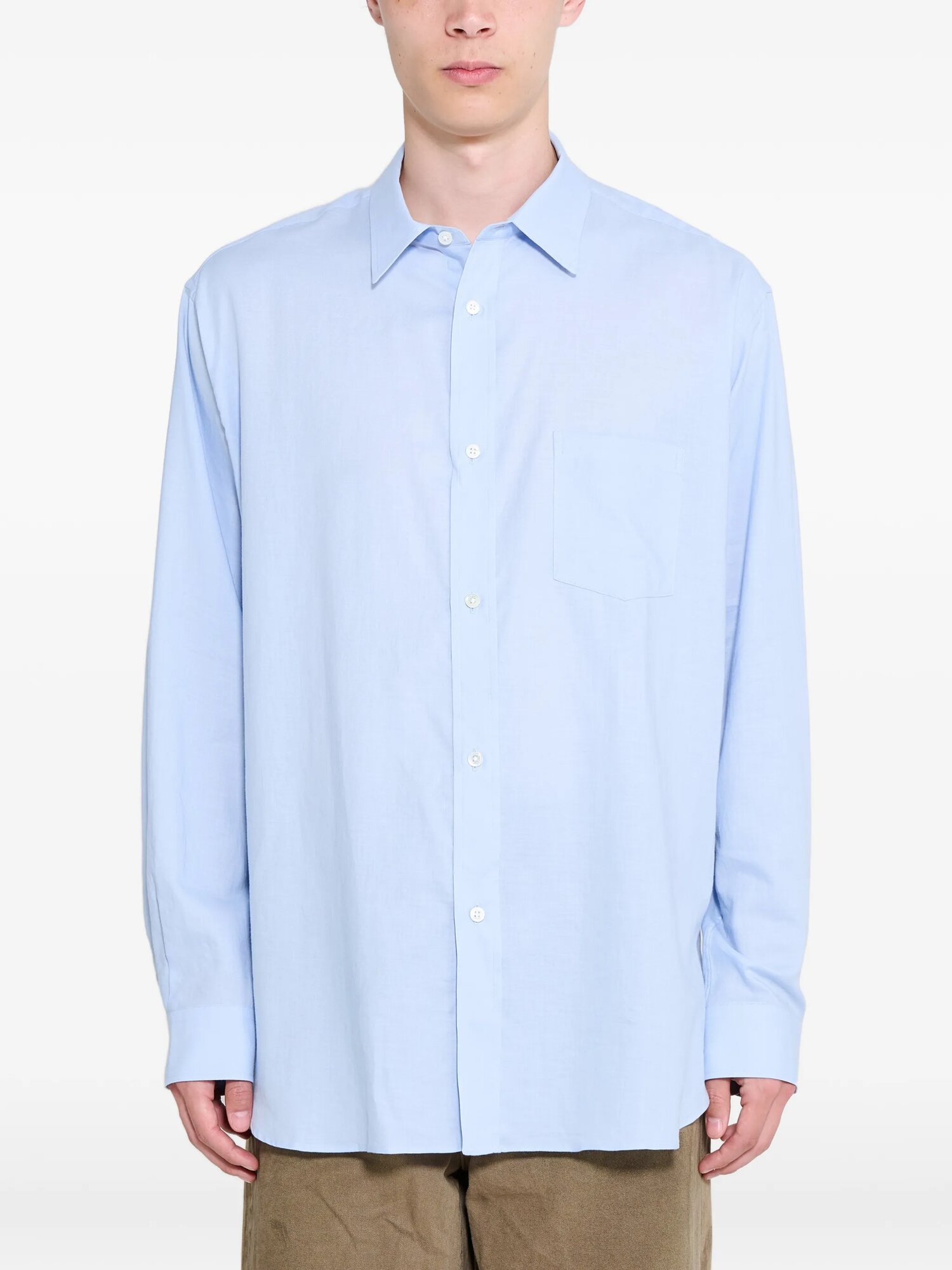 Рубашка Oversized placket shirt