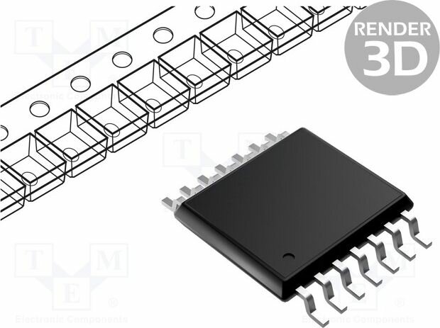 Микросхема MICROCHIP ATTINY824-XF 8-битные микроконтроллеры - MCU 20 МГц 8 КБ TSSOP14, 1 шт