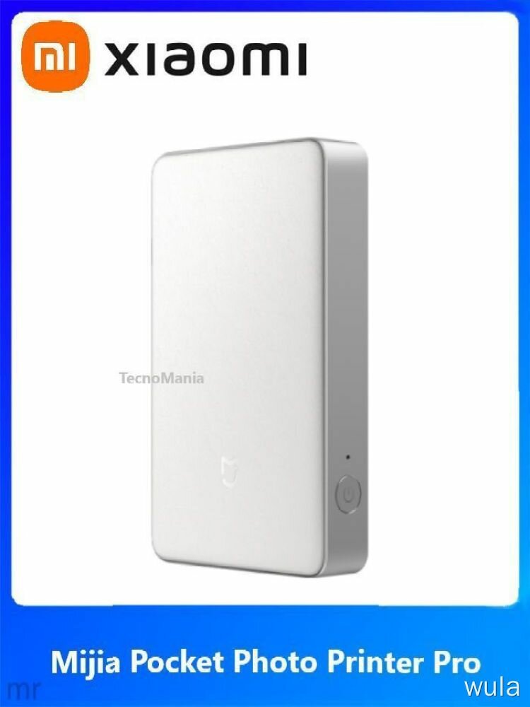 CMS Мини-принтер Mijia Pocket Photo Printer Pro термотрансферный, Цветной