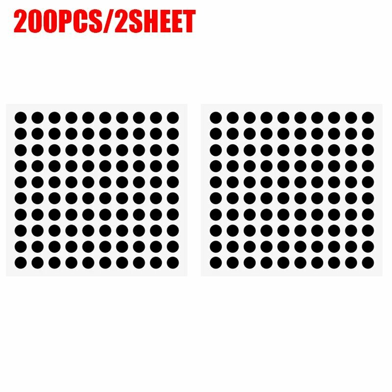 Наклейки черные 5mm-2 Sheet