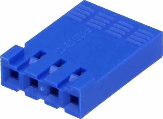 AMPHENOL 65240-004LF Вилка, провод-плата, "мама", PIN: 4, без контактов, 2,54мм, DUBOX, 1шт