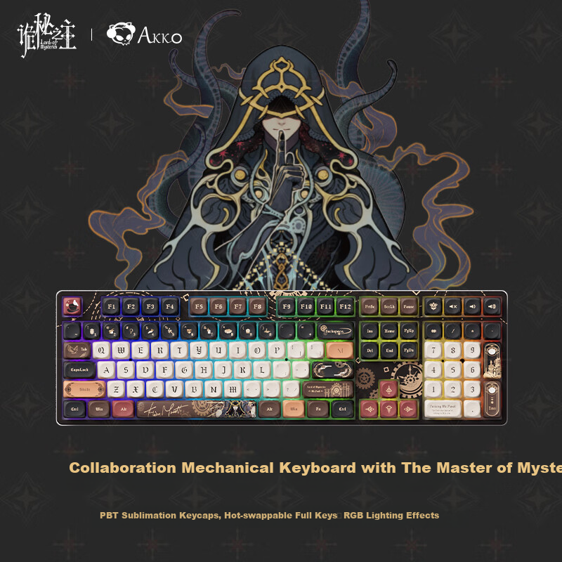 Механическая клавиатура AKKO Xiu Mi Zhuzhuyou Co-Branded Kailin 5108B PLUS с RGB-подсветкой и горячей заменой клавиш