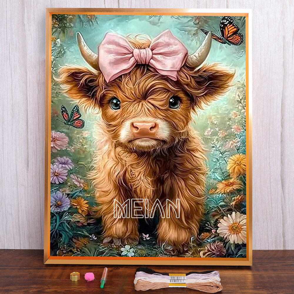 MEIAN Набор для вышивания,30x40CM,11CT,40 цветов