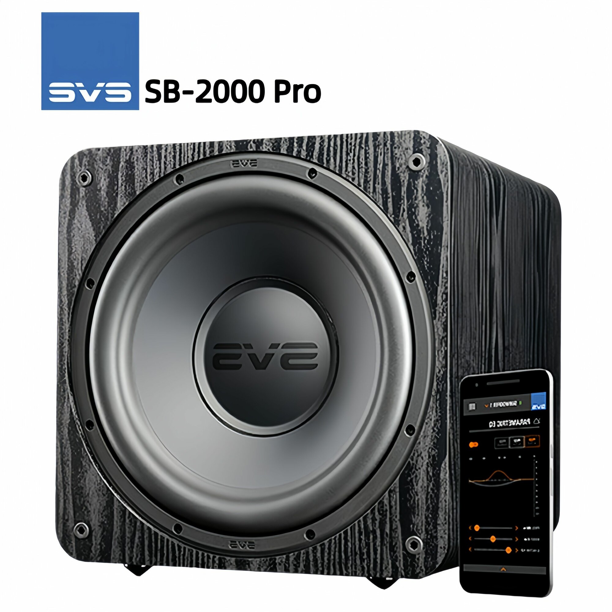 12-дюймовый активный сабвуфер SVSOUND SB-2000 Pro с цифровой обработкой и параметрическим эквалайзером, максимальная