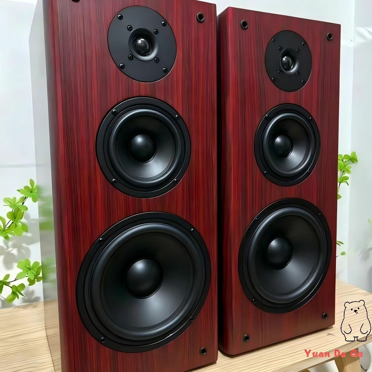 Пара 8.5" 3-полосных полочных акустических систем Hi-Fi (2 шт.)