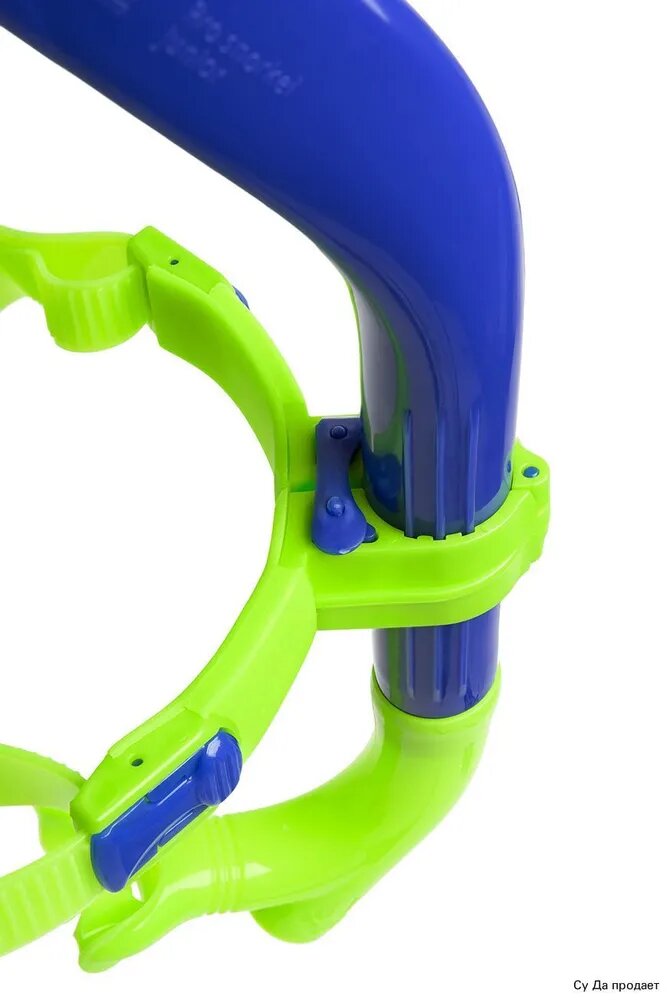 Трубка для плавания Mad Wave Pro snorkel junior, Синий Красивый цвет U587 — фото 1