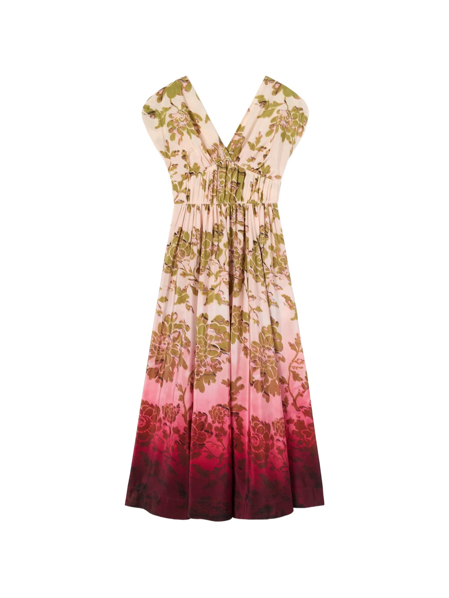 Платье Oasis Ombré Placée Geen & Red