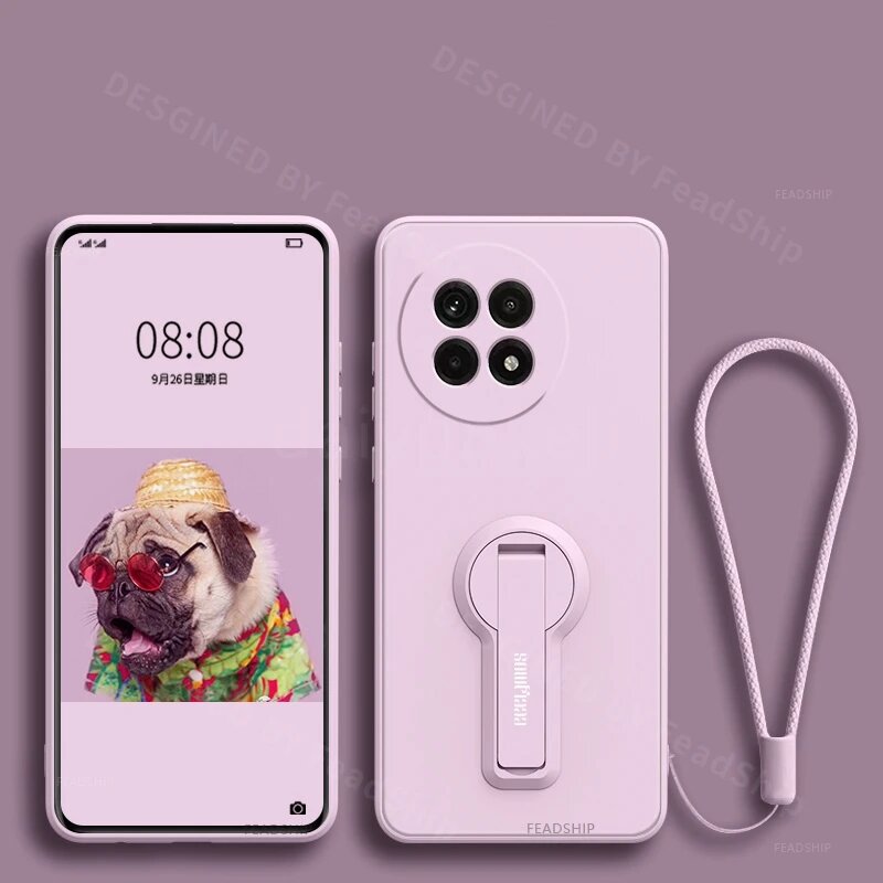 Роскошный мягкий силиконовый чехол для OnePlus 13 12 11 Сиреневый, Light Purple, For OnePlus 7T Pro