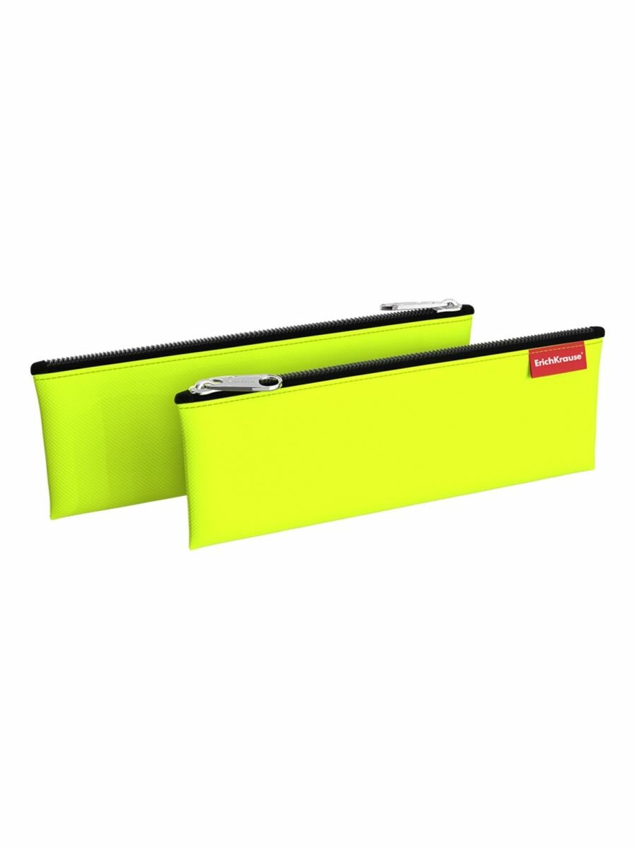 Пенал-косметичка на молнии Neon Yellow