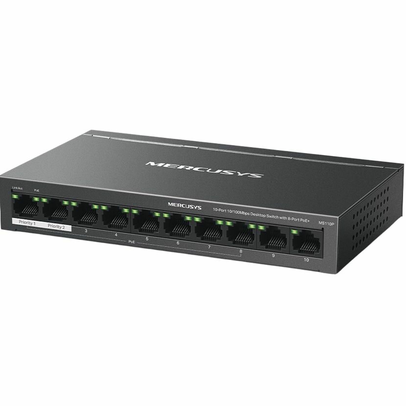 Коммутатор Mercusys MS110P — фото 1