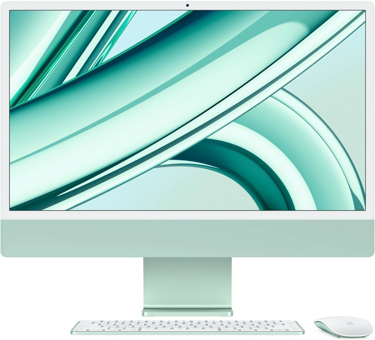 24" Моноблок Apple iMac A2873 4.5K, Apple M3 8 core, 8ГБ 256ГБ SSD, macOS зеленый (mqrn3hn/a)