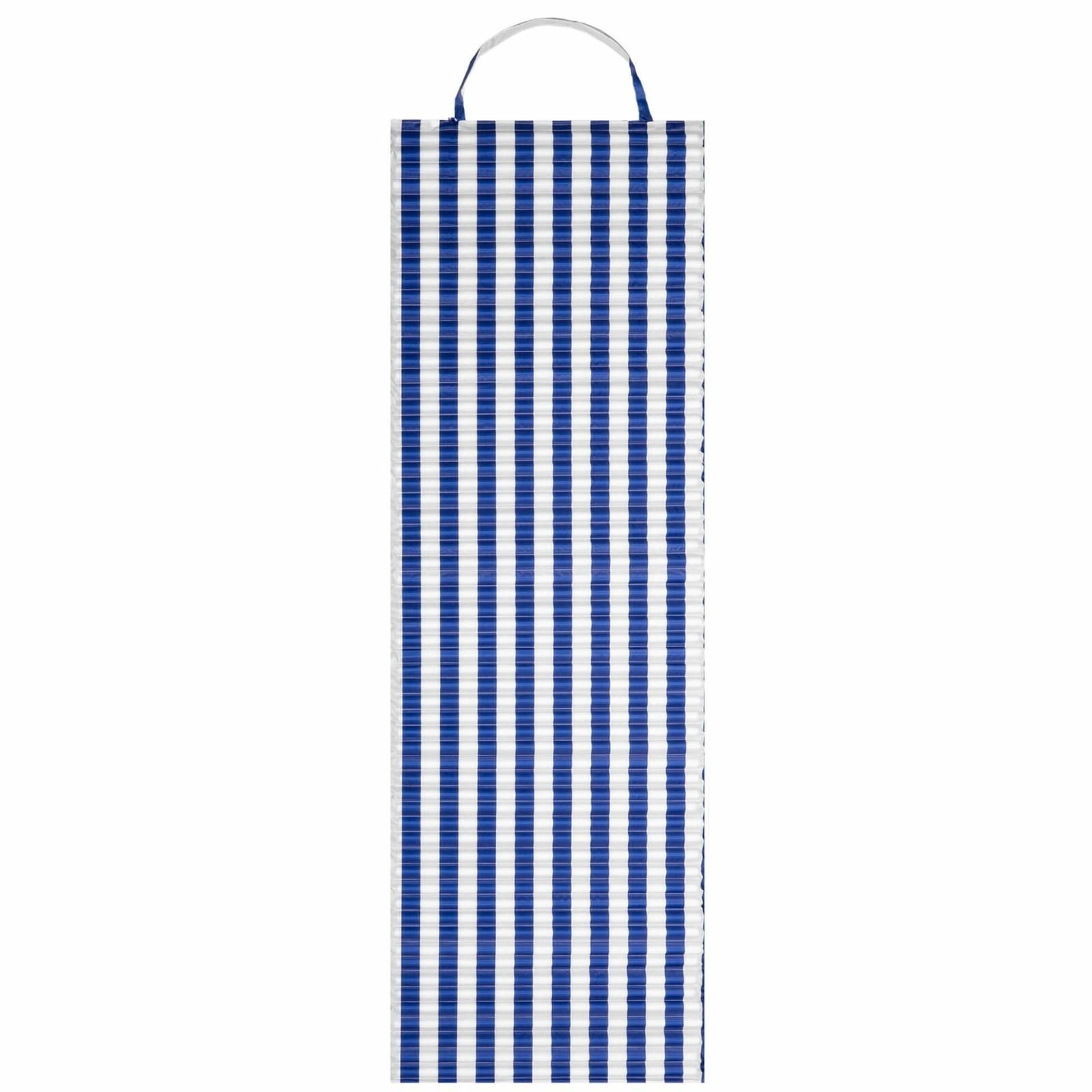 DECATHLON Пляжный коврик springos, 180x60 см, бело-синий