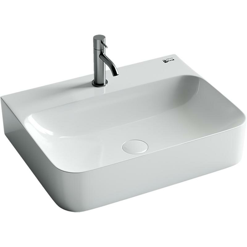 Раковина накладная Ceramicanova Aura 60 CN2001 Белая, санфаянс