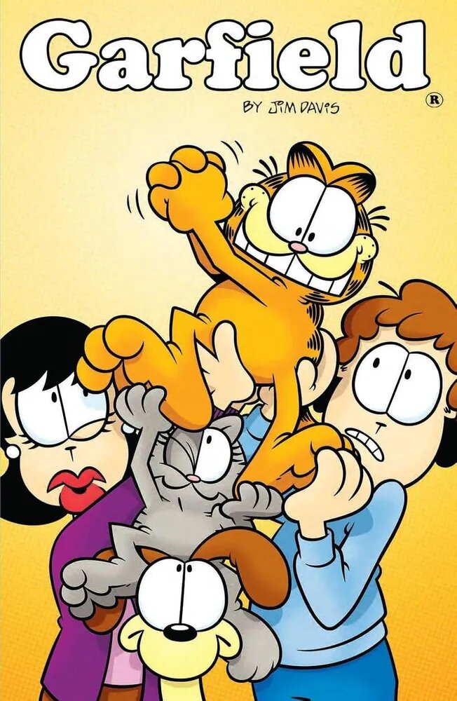 Гарфилд Цветной карикатура Garfield Vol. 1-9 English version