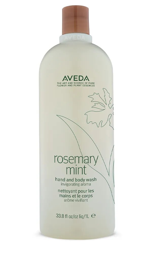Aveda Rosemary Mint гель для рук и тела с розмарином и мятой 1000 мл. США.
