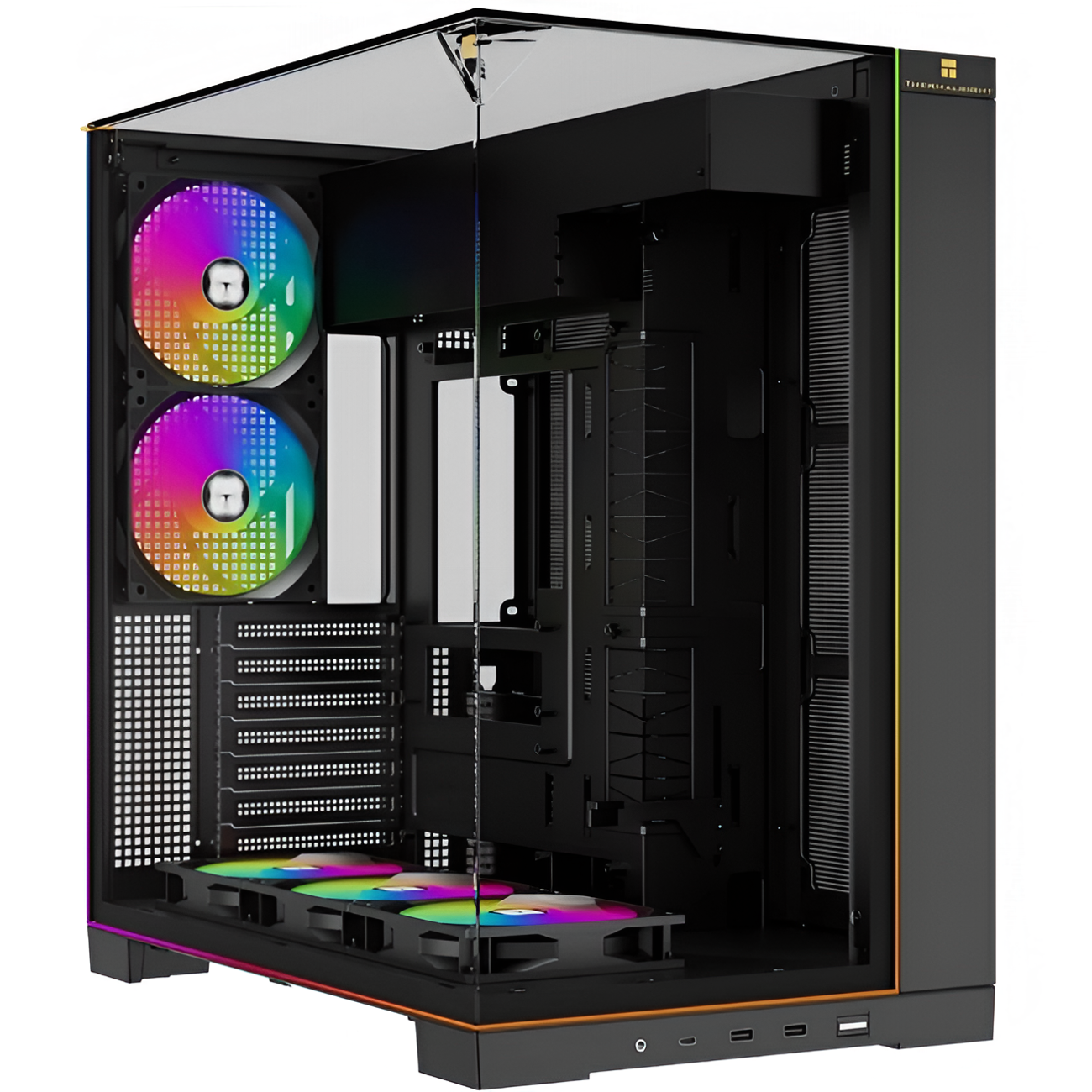 Корпус Midi-Tower Thermalright TR-A70 FAN5-C TG ARGB, черный (TRA70F5CB)