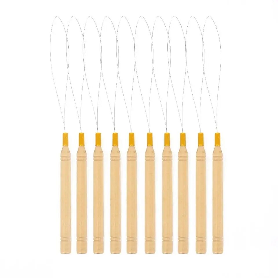 Инструменты для наращивания волос 10pcs Hair Loop