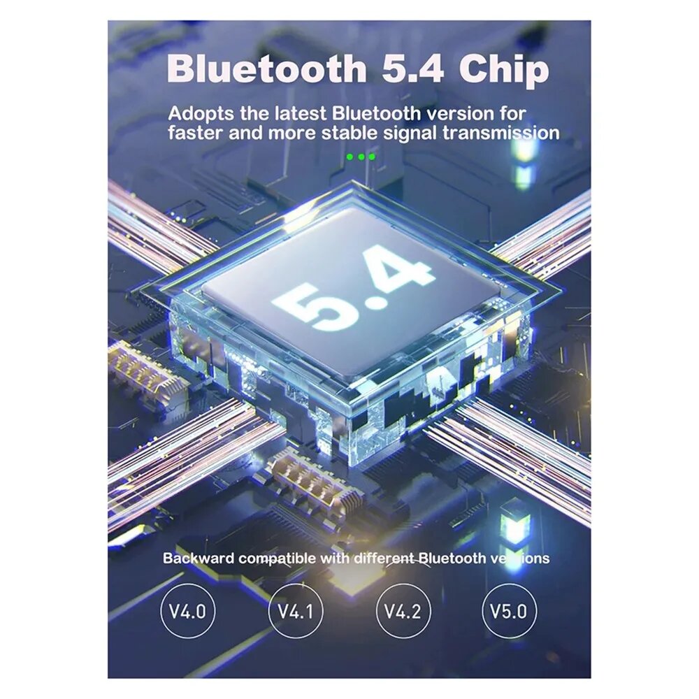 3D стерео Bluetooth 5.4 приемник поддерживает оптоволоконный коаксиальный выход USB воспроизведение старого аудио