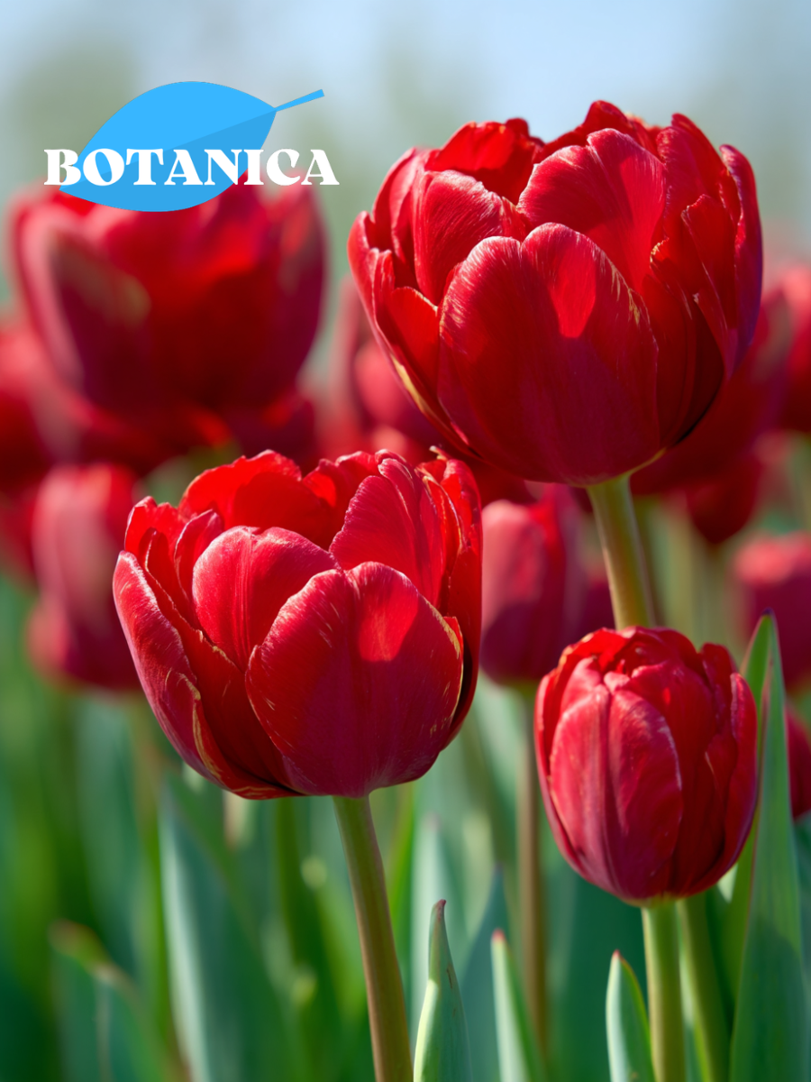 Луковицы цветов, botanica garden, Тюльпан Абба 3 штуки (красный)