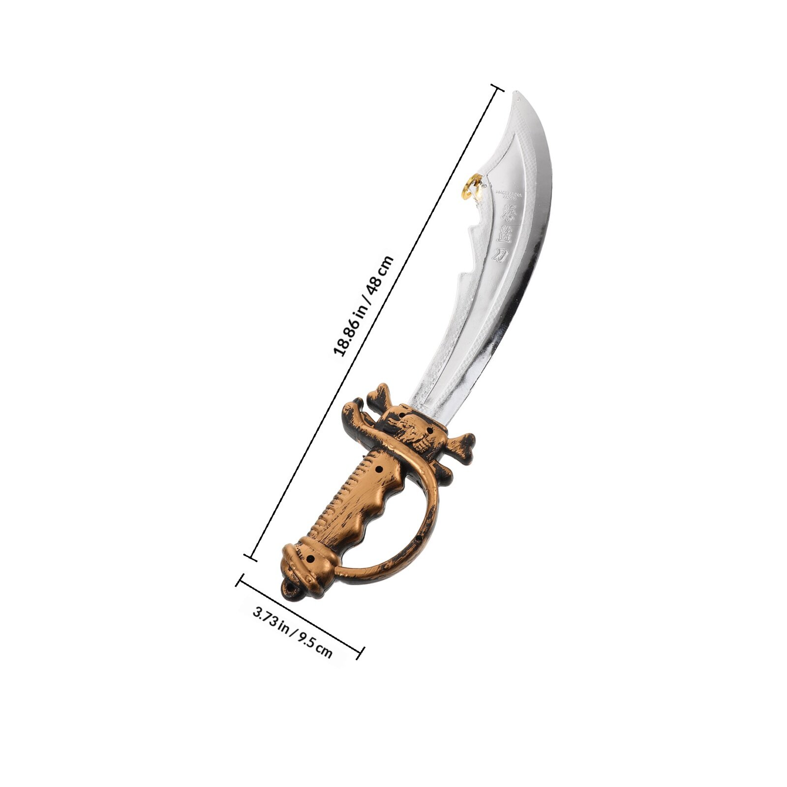 Детский Пиратский Меч Из Пластика Для Костюма 2 Штуки 48.00X9.50X2.50Cm